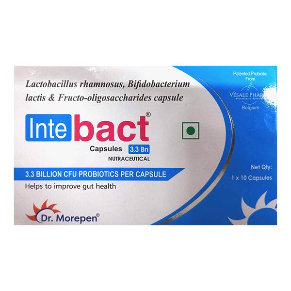 INTEBACT 3.3BN NUTRACEUTICAL Capsule 10's