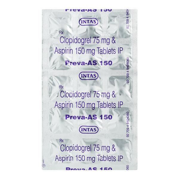 Buy Preva AS 150mg Tablet 15'S Online at Upto 25% OFF | Netmeds