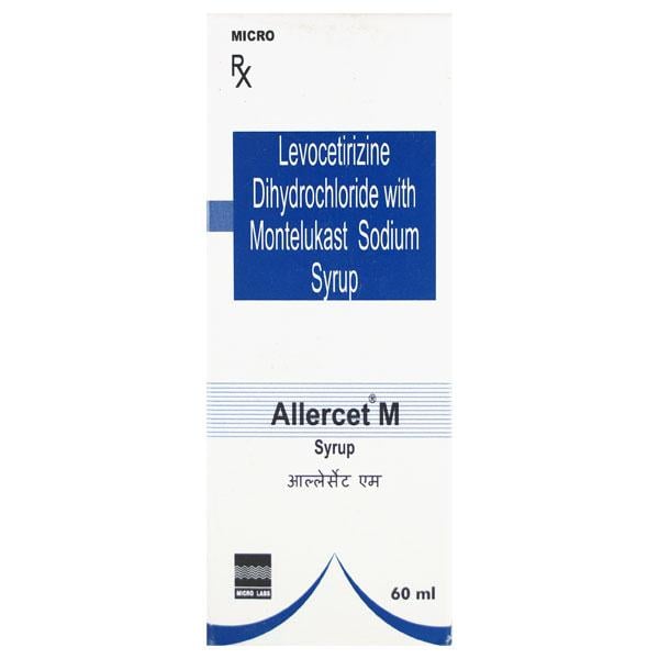Buy Allercet M Syrup 60ml Online at Upto 25% OFF | Netmeds