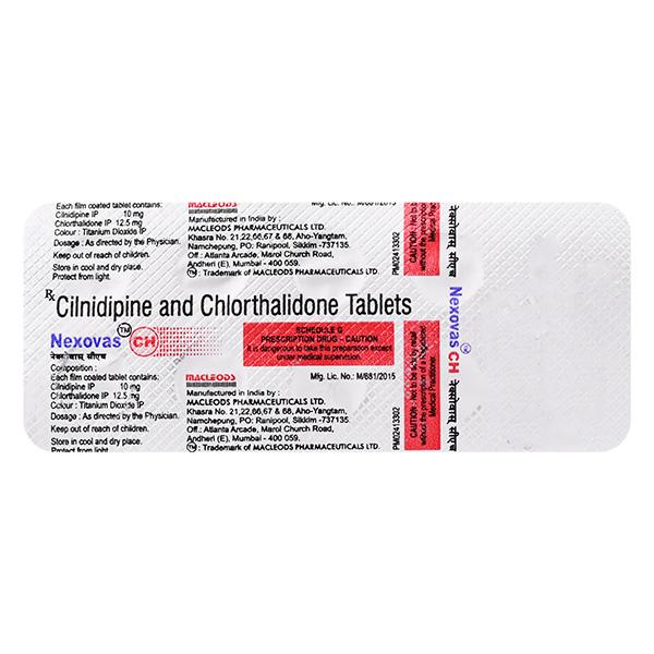 Nexovas CH Tablet 10'S : Price, Uses, Side Effects | Netmeds