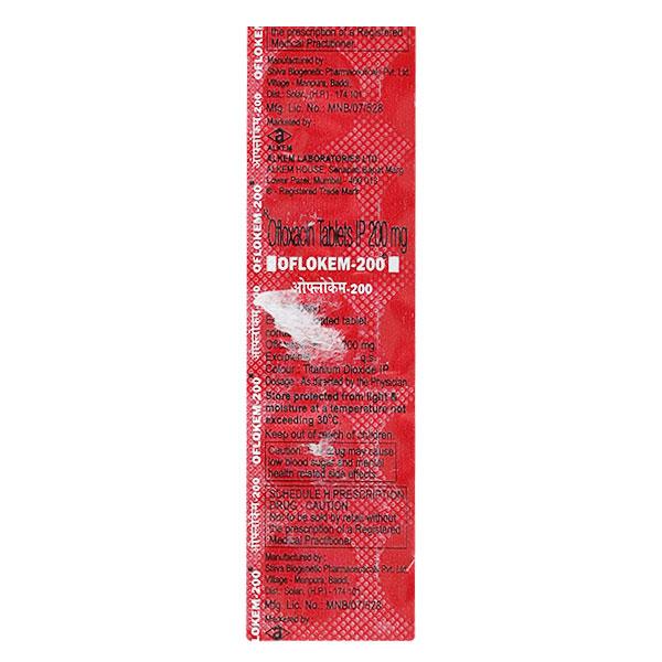 Oflokem 200mg Tablet 10'S Price, Uses, Side effects, Substitutes | Netmeds
