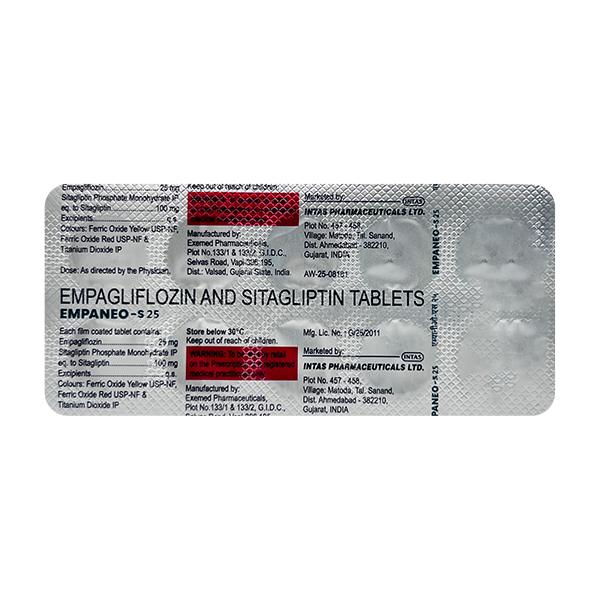 EMPANEO S 25 Tablet 10's