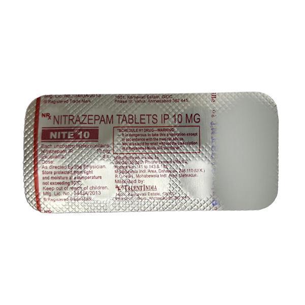 Nite 10mg Tablet 10'S - Price, Uses, Side Effects, and Substitutes ...