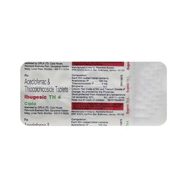 Ibugesic TH 4mg Tablet 10'S : Uses, Side Effects, Price | Netmeds