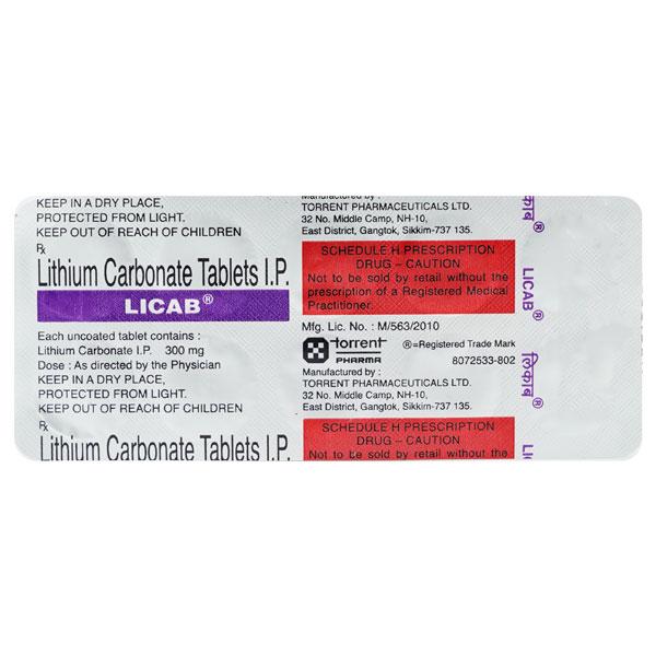 Buy Licab 300mg Tablet 10'S Online at Upto 25% OFF | Netmeds