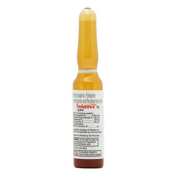 TRINERVE NEW Injection 2ml Price, Uses, Side effects, Substitutes | Netmeds