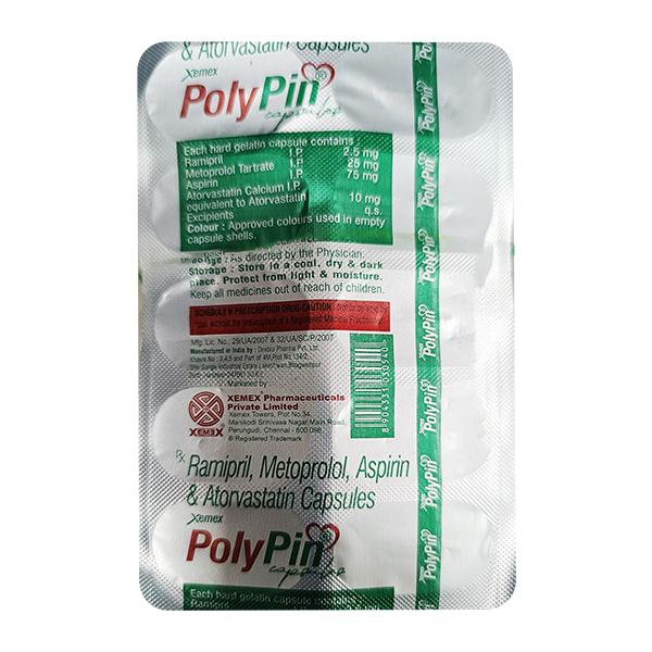 Buy POLYPIN Capsule 10's Online at Upto 25% OFF | Netmeds