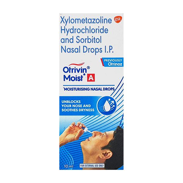 Buy OTRIVIN MOIST A Nasal Drops 10ml Online | Netmeds
