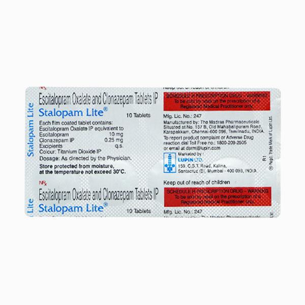 Stalopam Lite Tablet 10'S - Price, Uses, Side Effects, and Substitutes ...