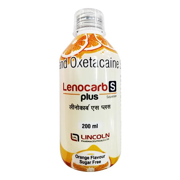 LENOCARB S PLUS SUGAR FREE ORANGE FLAVOUR Suspension 200ml Price, Uses ...