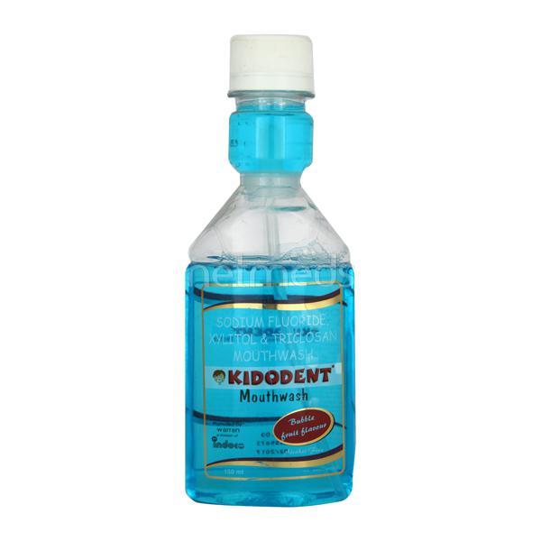 Kidodent Bubble Fruit Flavour Mouth Wash 150ml : Uses, Side Effects ...