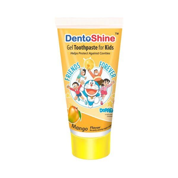 Buy Dentoshine Mango Flavour Gel Toothpaste for Kids 80 gm Online at ...
