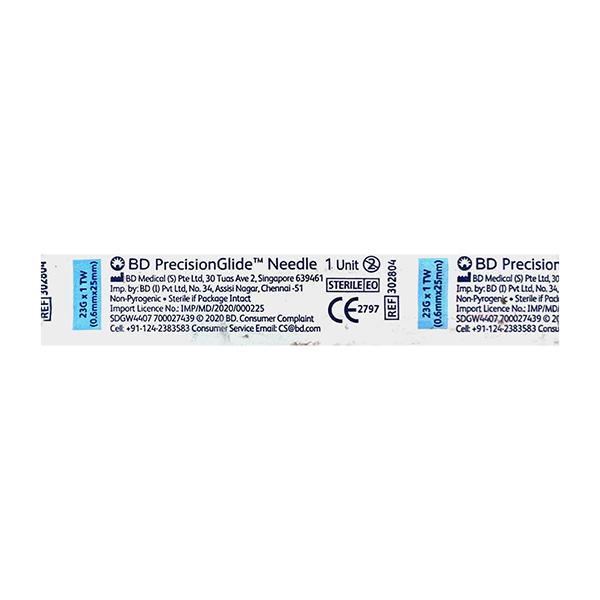 BD 23G Needle 1's Price, Uses, Side effects, Substitutes | Netmeds