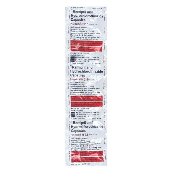 Hopace H 2.5mg Capsule 10'S : Price, Uses, Side Effects | Netmeds