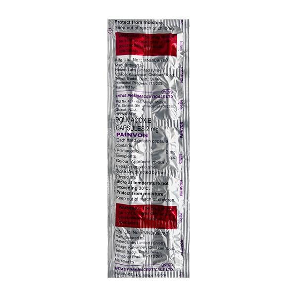 Painvon Capsule 10's Price, Uses, Side effects | Netmeds