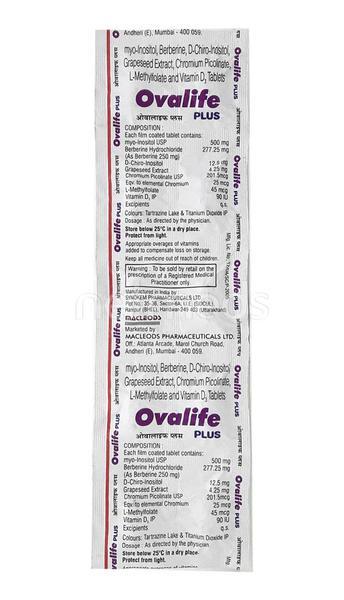 Buy Ovalife Plus Tablet 10'S Online at Upto 25% OFF | Netmeds