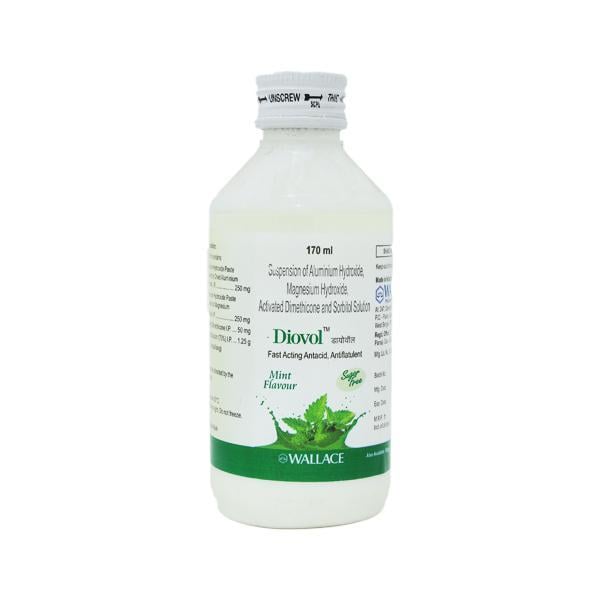 Buy Diovol Sugar Free Mint Flavour Suspension 170ml Online at Upto 25% ...