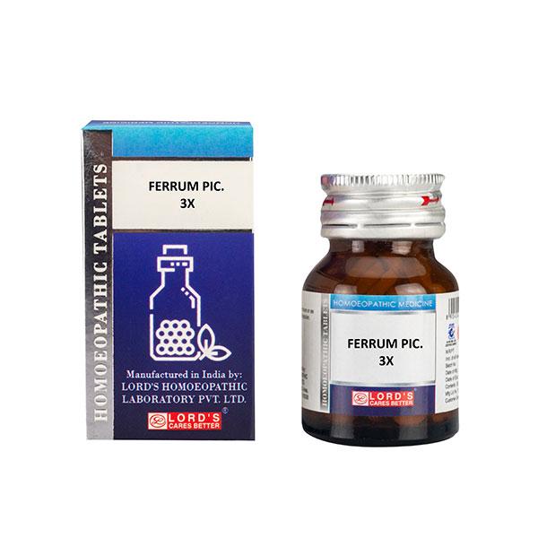 Buy Lord's Trituration Ferrum Pic 3X Tablet 25 gm Online at Discounted ...