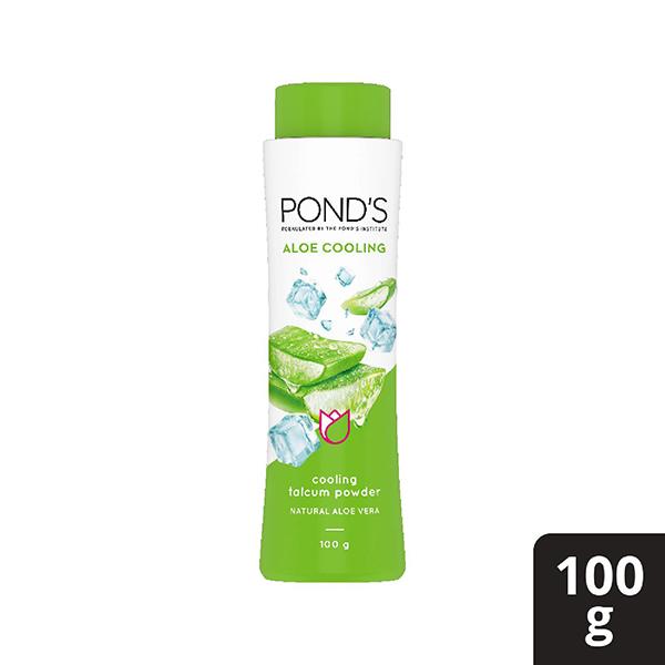 Buy Pond'S Aloe Cooling Talc, With 100% Natural Alovera Extract 100 gm ...
