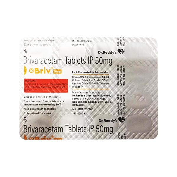 BRIV + 50mg Tablet 14's
