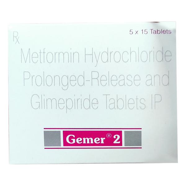 GEMER 2 Tablet 15's : Price, Uses, Side Effects | Netmeds