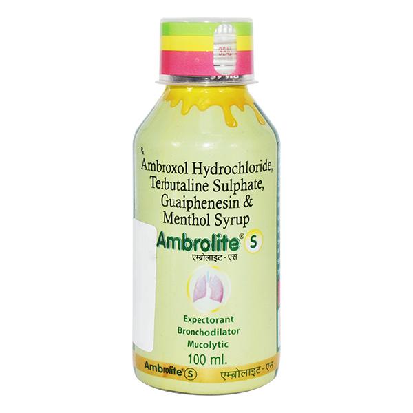 Ambrolite S Syrup 100ml Price, Uses, Side effects, Substitutes | Netmeds