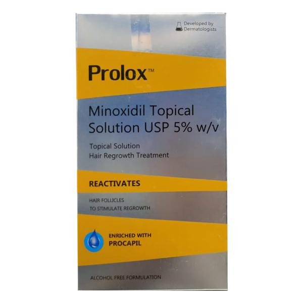 PROLOX 5% Topical Solution 60ml Price, Uses, Side effects, Substitutes ...