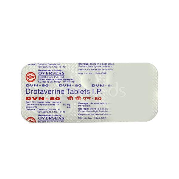 Buy DVN 80mg Tablet 10'S Online at Upto 25% OFF | Netmeds