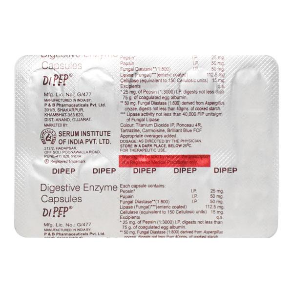 Dipep Capsule 10'S : Price, Uses, Side Effects | Netmeds
