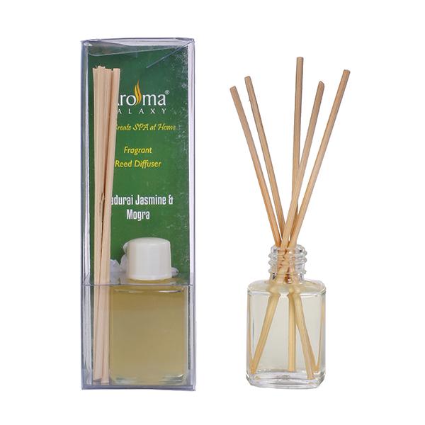 Buy Aroma Galaxy (Alcohol Free) Fragrant Reed Diffuser Kit - Mogra ...