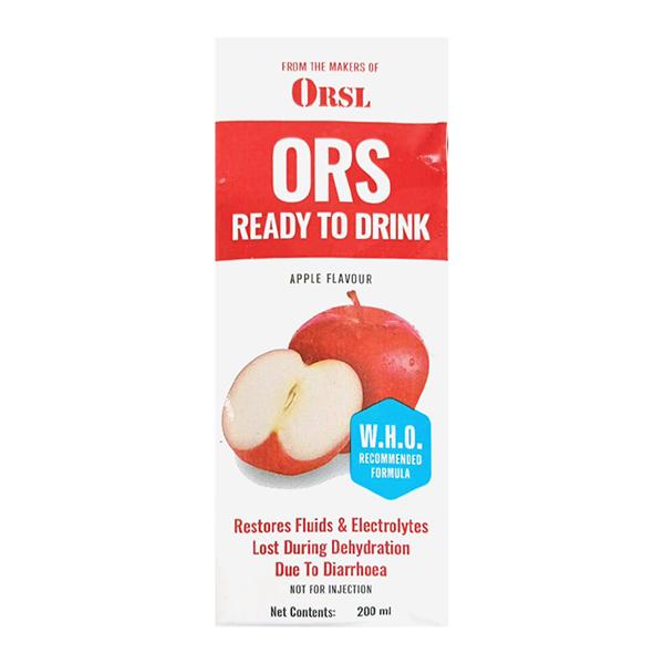 Buy ORS READY TO DRINK APPLE FLAVOUR(JNTL) Liquid 200ml Online | Netmeds