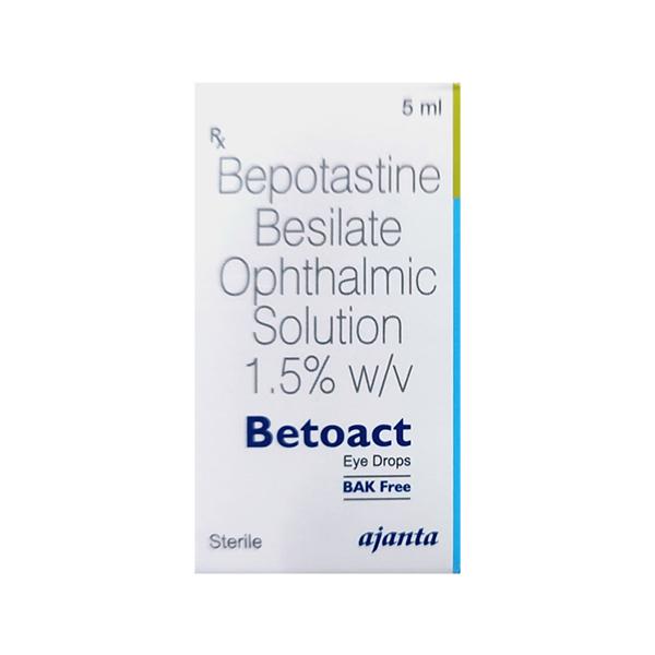 BETOACT BAK FREE Eye Drops 5ml Price, Uses, Side effects, Substitutes ...