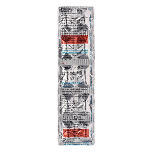 Pexep Plus 12.5/0.5mg Capsule 10'S - Price, Uses, Side Effects, and ...