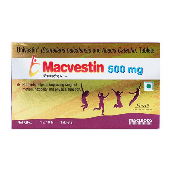 Macvestin 500mg Tablet 10'S : Price, Uses, Side Effects | Netmeds