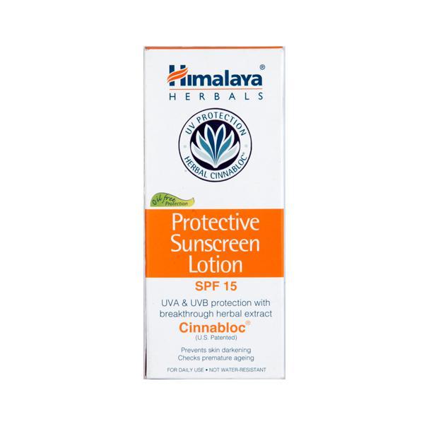 Buy Himalaya SPF 15 UVA & UVB Protective Sunscreen Lotion 50 ml Online ...