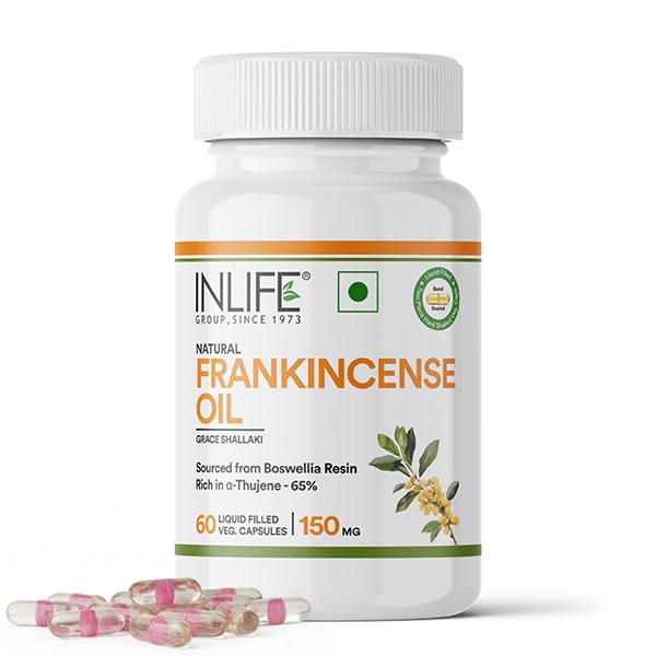 INLIFE Natural Frankincense Oil Veg Capsules 60's