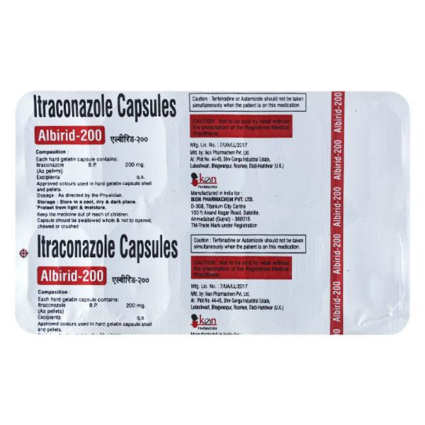 ALBIRID 200 Capsule 10's Price, Uses, Side effects, Substitutes | Netmeds