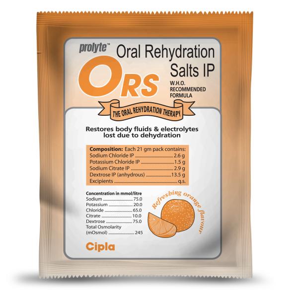 ORS Prolyte Refreshing Orange Flavour Powder 21gm : Price, Uses, Side ...