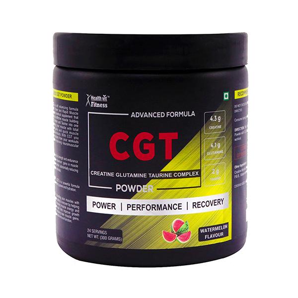 Buy Healthvit Fitness Advanced CGT Powder - Watermelon Flavour 300 gm ...