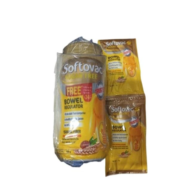 Softovac SF Sugar Free Powder 100 gm with Free Softovac Sachet (2 x 5 ...