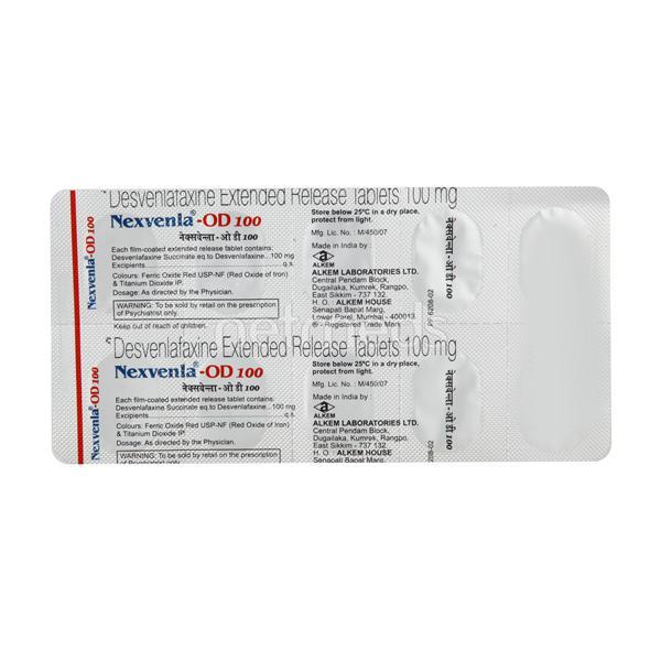 Nexvenla OD 100mg Tablet 10'S : Price, Uses, Side Effects | Netmeds