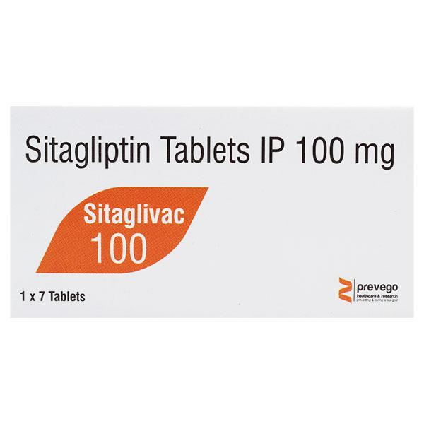 Buy SITAGLIVAC 100 Tablet 7's Online at Upto 25% OFF | Netmeds