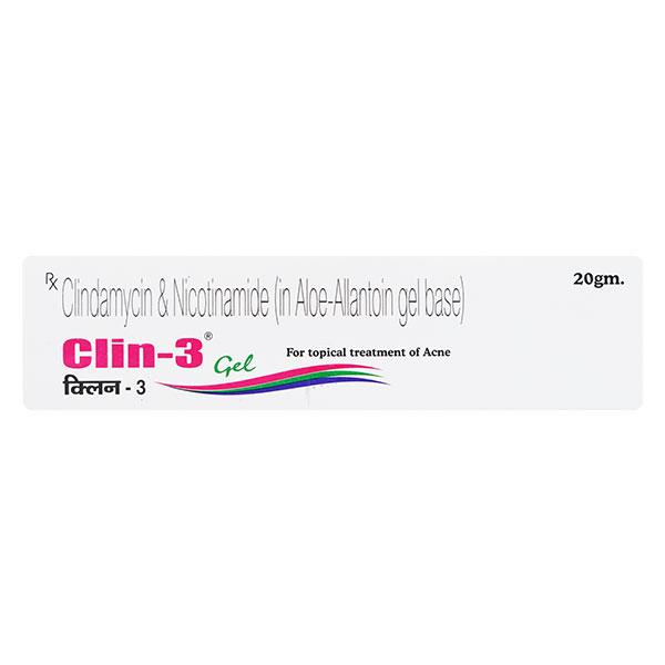 CLIN 3 Gel 20gm Price, Uses, Side effects, Substitutes | Netmeds