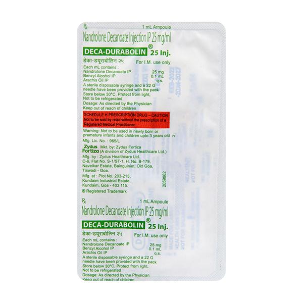 Durabolin 25mg Injection 1ml Price, Uses, Side effects, Substitutes ...