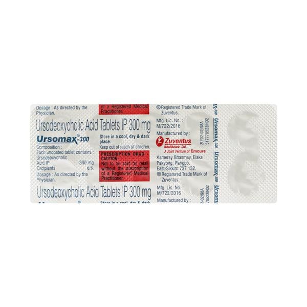 Buy Ursomax 300mg Tablet 10'S Online at Upto 25% OFF | Netmeds