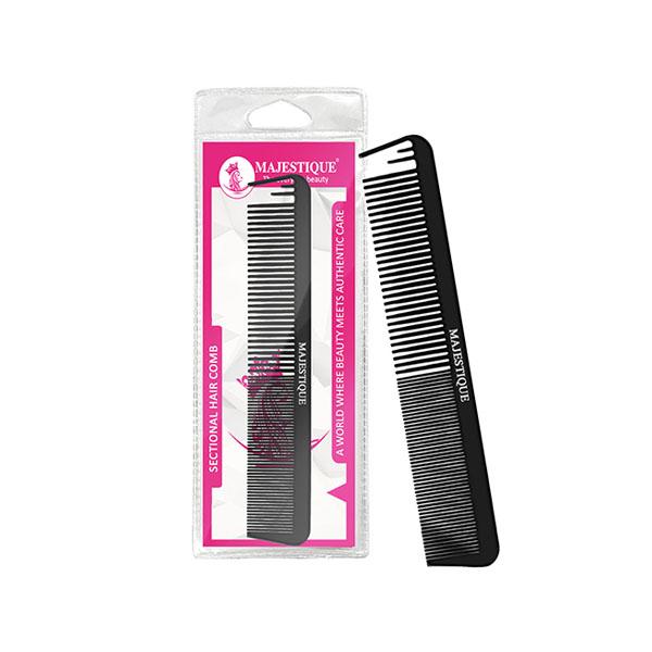 Buy Majestique Flat Top Comb Natural Curly Wavy Dry Hair For Womens And ...