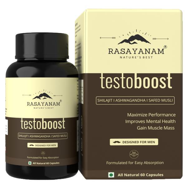 Rasayanam Testoboost Capsules 60's Online at Discounted Price | Netmeds