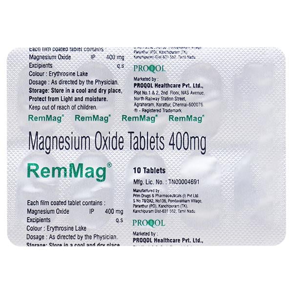 Buy REMMAG Tablet 10's Online at Upto 25% OFF | Netmeds
