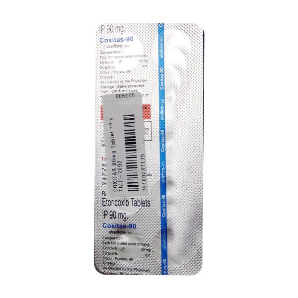 COXITAS 90mg Tablet 10's Price, Uses, Side effects, Substitutes | Netmeds