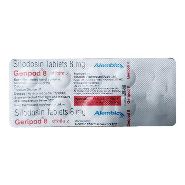 GERIPOD 8 Tablet 10's Price, Uses, Side effects, Substitutes | Netmeds